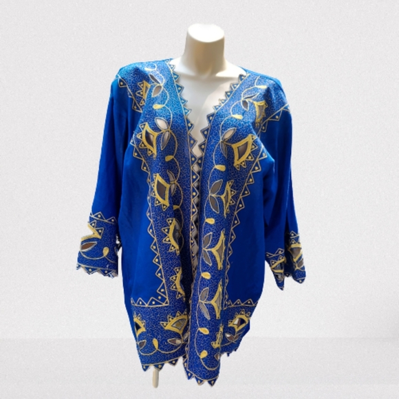 The African Star | Jackets & Coats | The African Star Royal Blue Gold ...